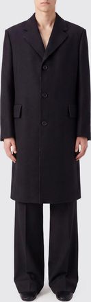 Maison Margiela Manteau droit mi-long en m&eacute;lange de laine