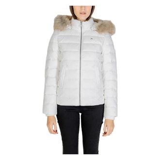 Tommy Jeans Femme, Vestes, Blanc, Taille: 42 FR Collection manteaux et vestes femme