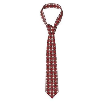 Generic Cravate DAffaires Cr&acirc;nes Abstraits Et Roses Rouges Noires R&eacute;glable Men Tie Formelle Cravates Homme Pour C&eacute;l&eacute;brations Accessoires Remise De Dipl&ocirc;me