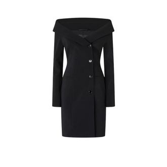 Pinko Kurzes- figurbetontes Kleid mit langen &Auml;rmeln - - Dresses - Damen - Schwarzk - S