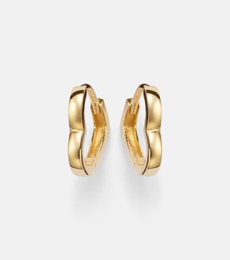 Stone and Strand Cr&eacute;oles Heart en or 14 ct (585/1000)