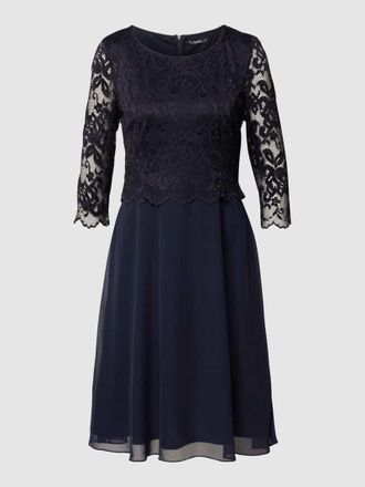 Vera Mont Cocktailkleid mit Spitzenbesatz