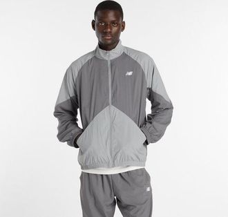 New Balance Herren Sport Legacy Jacket in Grau, Nylongewebe, Gr&ouml;&szlig;e 2XL