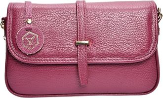 Luisa Vannini Violette Lederhandtasche