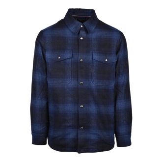 Tommy Hilfiger Flanellhemd - - Shirts - Herren - Blau - L