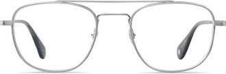 Garrett Leight Clubhouse II Brille - Silber
