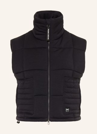 super.natural Steppweste Puffy schwarz