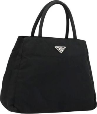 Prada Sac &agrave; main en nylon pr&eacute;-poss&eacute;d&eacute; - Femme - Pre-owned - Noir - Taille: ONE Size