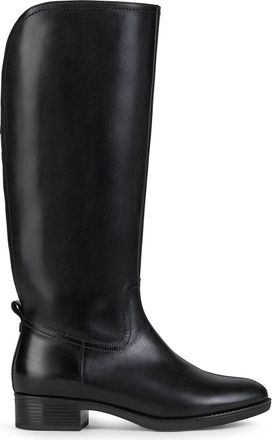 Geox Mädchen D Felicity A Stiefel, Schwarz, 39.5 EU