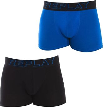 Replay Homme, Sous-v&ecirc;tements, Multicolore, Taille: M Boxer en coton &eacute;lastique
