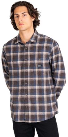 Reell Alvar Check Shirt Blue/White/Brown L