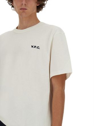 A.P.C. Boxy Fit Cotton T-Shirt - White