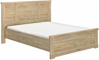 Gami Gami - Lit 160x200 cm avec tête et pied de lit naturel - teksi