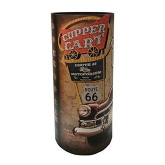 Mobili Rebecca Porte-Parapluie Design, Supports Vintage, Toile MDF, pour Entr&eacute;e de Bureau et Maison- Mesures: 50 x 20 x 20 cm (HxLxP) - Art. RE6473