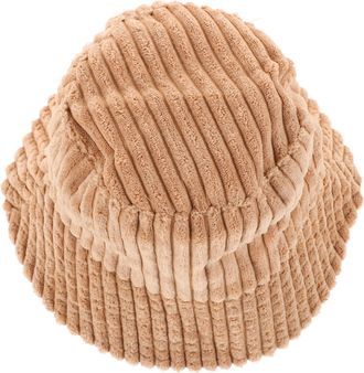 Garneck Warmer Corduroy Fischerhut Unisex Verstellbar Einfarbig Komfortabler Anglerhut f&uuml;r Herbst Winter Outdoor Strand Freizeit