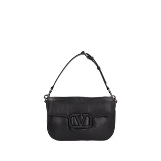 Valentino Garavani V Logo Leder-Crossbody-Tasche - - Bags - Herren - Schwarzk - ONE SIZE