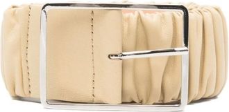 AGL Agl, unisex, Accessoires, Beige, Taille: M Mabel Ruched Mealter Belt