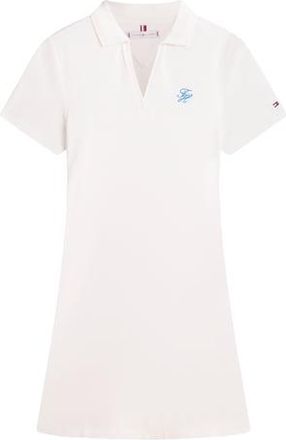 Tommy Hilfiger Robe courte polo en coton m&eacute;lang&eacute;