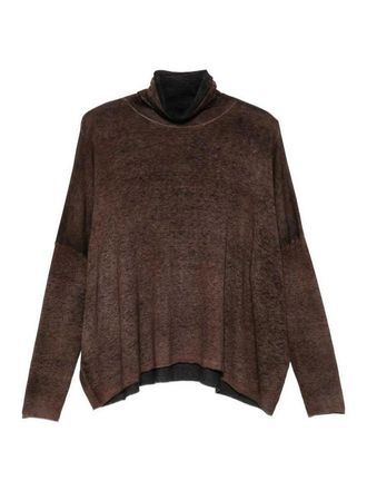 Avant Toi Rollkragenpullover - Braun