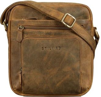 STILORD Corvin Sacoche Homme Cuir Petite Sacoche Homme Bandouli&egrave;re Sac Bandouli&egrave;re en Cuir Crossbody Bag Style Vintage Petit Sac Messenger pour iPad 10,9 Pouc