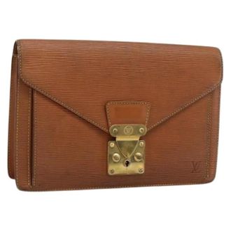 Louis Vuitton Pre-owned Epi Leder Clutch - - Pre-owned - Damen - Braun - ONE SIZE
