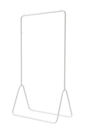 Compactor RAN7655 Fyn Metall-Kleiderständer mit einer Stange, Stahl, 80 x 41 x 147 cm, Weiß