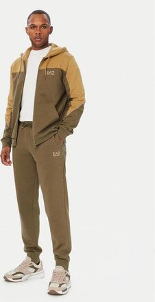 Emporio Armani Jogginganzug 7M002411 AF10377 U7014 Khakifarben Regular Fit