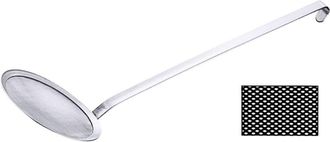 Contacto Edelstahl Netz-Schauml&ouml;ffel, Druchmesser 16 cm feines Gewebe