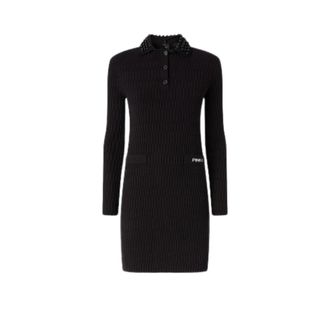Pinko York Kleid - - Dresses - Damen - Schwarzk - XS