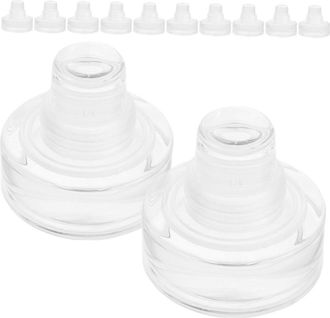 Valiclud 12 St&uuml;ck T-f&ouml;rmige Glasstopfen aus Kunststoff Luftdichter Weinflaschenverschluss f&uuml;r Rotwein und Bierflaschen Wiederverwendbar Vielseitig Einsetzbar f