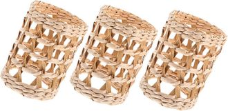 BESPORTBLE 3 Stück Handgefertigte Stroh Becherhüllen Verschleißfeste Isolierende Glasbecher Schutzhüllen rutschfeste Trinkbecherhüllen für Haushaltsgläser Dekora