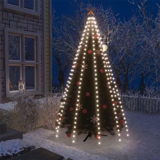 Festnight Weihnachtsbaum Lichterkette 300 cm 300 LEDs Weihnachtsbaumbeleuchtung Tannenbaum Lichterkette Beleuchtung Innen Christbaumbeleuchtung Christmas Tree L