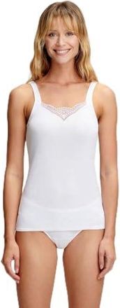 Armor Lux Débardeur col Dentelle - Coton léger Issu de lagriculture Biologique Blanc XL