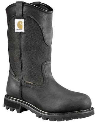 Carhartt Work in Progress Womens Wellington Industrial Boot, Black Oil Tanned, 7.5 B (M)