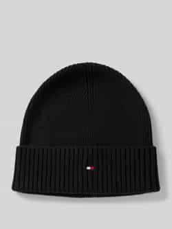Tommy Hilfiger Beanie aus Baumwoll-Kaschmir-Mix