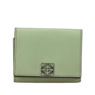 Loewe Pre-owned Leather Wallet - Femme - Pre-owned - Vert - Taille: ONE Size