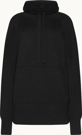 Wolford Wolford Hoodie Knit Sweats Top Long Sleeves schwarz