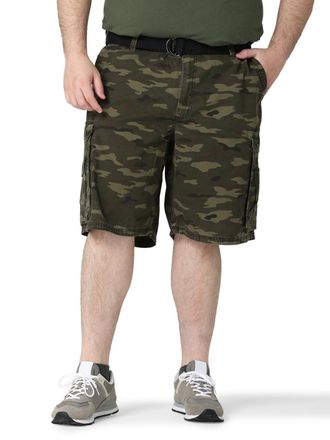 Lee Herren Latzhose Neu Gürtel Wyoming Cargo Shorts, Combat Camo, 52