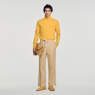 Sandro Weite Hose aus Baumwolle