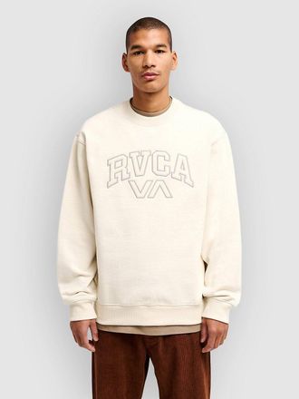 Rvca Emblem Crew Sweater silver bleach