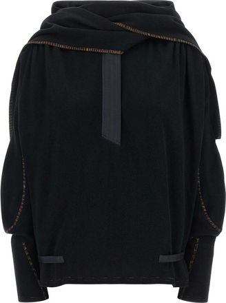 Kiko Kostadinov Petrel Kapuzenpullover - - Sweatshirts & Hoodies - Damen - Schwarzk - XS