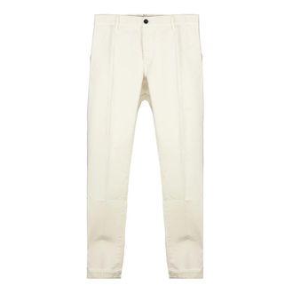 Incotex Schmale Baumwoll-Twill-Hose - - Trousers - Herren - Wei&szlig; - W31