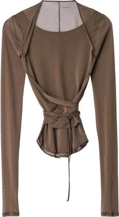 Christophe Lemaire Femme, Tops, Brun, Taille: 36 FR Ts0052 Lj1070 Br423
