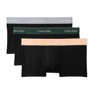 Calvin Klein Icon Cotton Stretch 3er-Pack Low Rise Trunk - - Underwear - Herren - Schwarzk - L