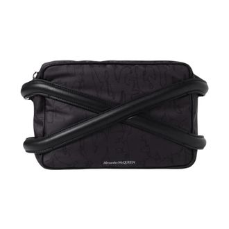 Alexander McQueen Schwarze Kleine Crossbody-Tasche - - Bags - Herren - Schwarzk - ONE SIZE