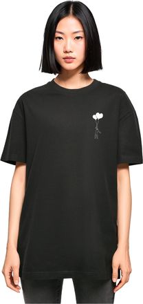 Merchcode Damen T-Shirt Ladies Love In The Air Oversized Boyfriend Tee, Oversized Fit, Baumwolle 100%, XXL