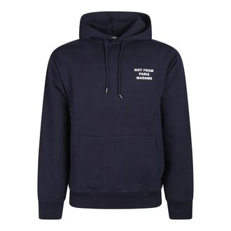 Dr&ocirc;le de Monsieur Homme, Sweatshirts et sweats &agrave; capuche, Bleu, Taille: L Le Sweat &agrave; capuche Slogan