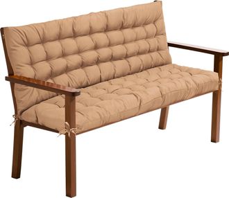 Famirosa Gartenbankauflage Hollywoodschaukel Auflage Wasserdicht & UV-Beständig Sitzkissen und Rückenkissen, für Gartenbank, Hollywoodschaukel, Indoor & Outdoo