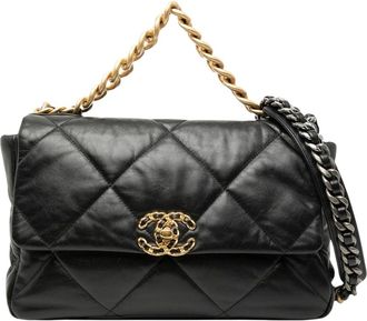Chanel Sac bandouli&egrave;re matelass&eacute; Pre-owned - Femme - Pre-owned - Noir - Taille: ONE Size