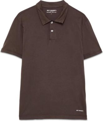 Roy Rogers Homme, Tops, Brun, Taille: S Polo en jersey de coton